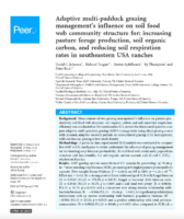 Documenting Adaptive Multi-Paddock Grazing's Benefits - Foundation for ...